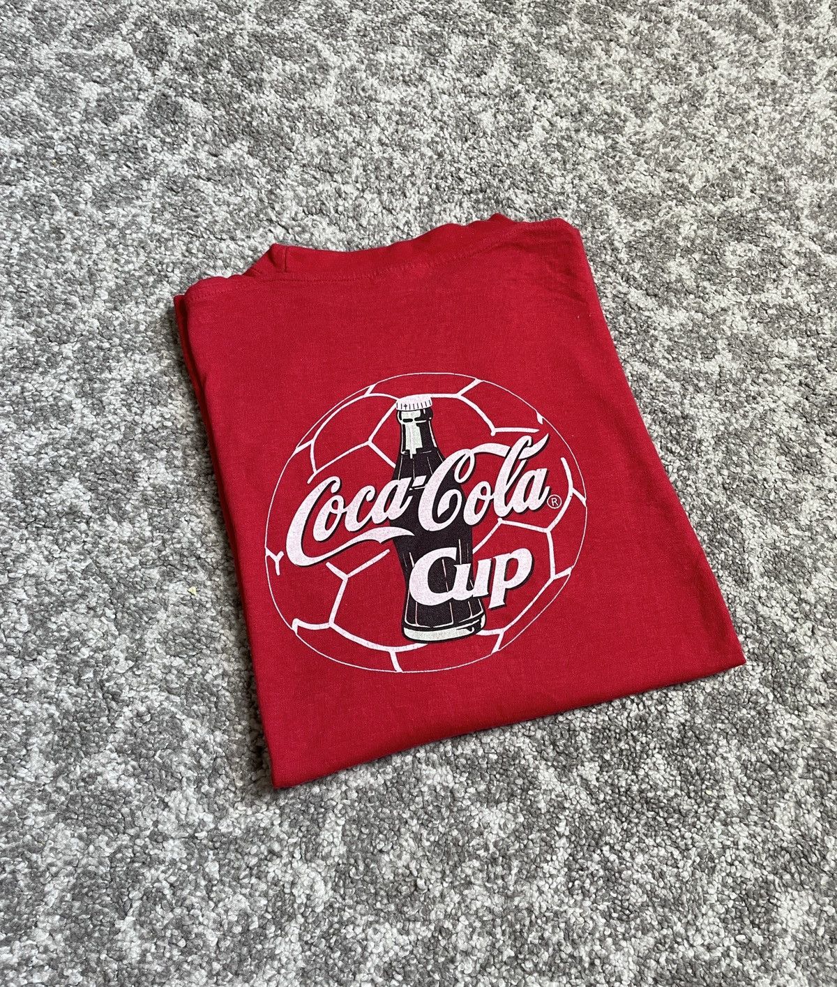 Vintage Vintage Red T-shirt Tee Coca-Cola Cup | Grailed