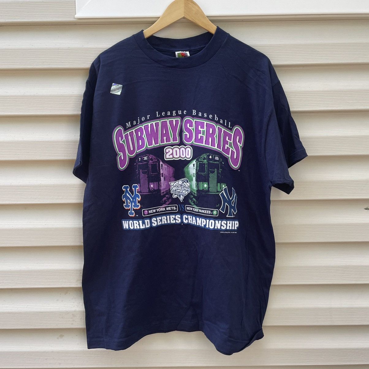 Vintage 2000 subway series t | Grailed