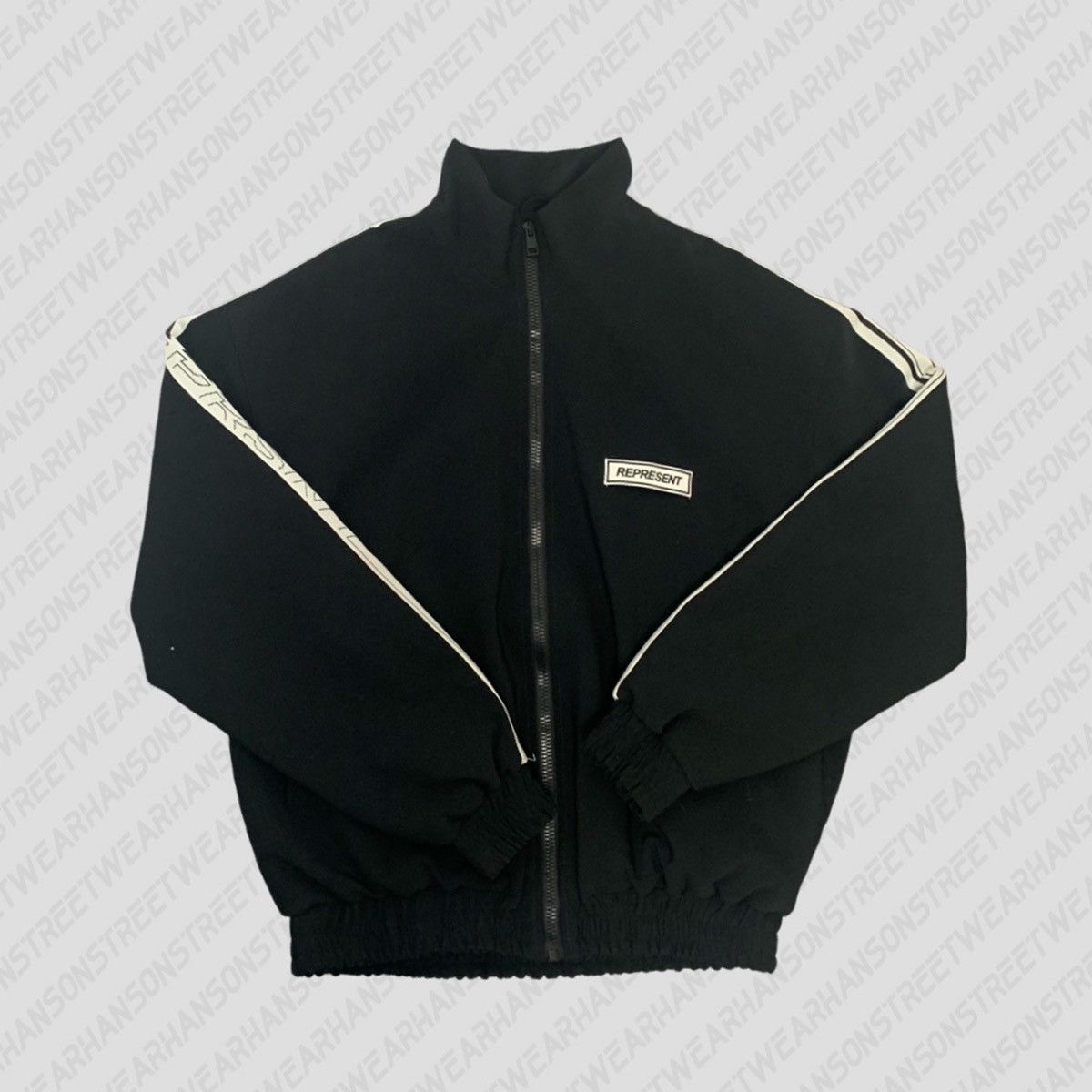 Represent Clo. Represent Black Full Zip Track Represent Jacket | Grailed