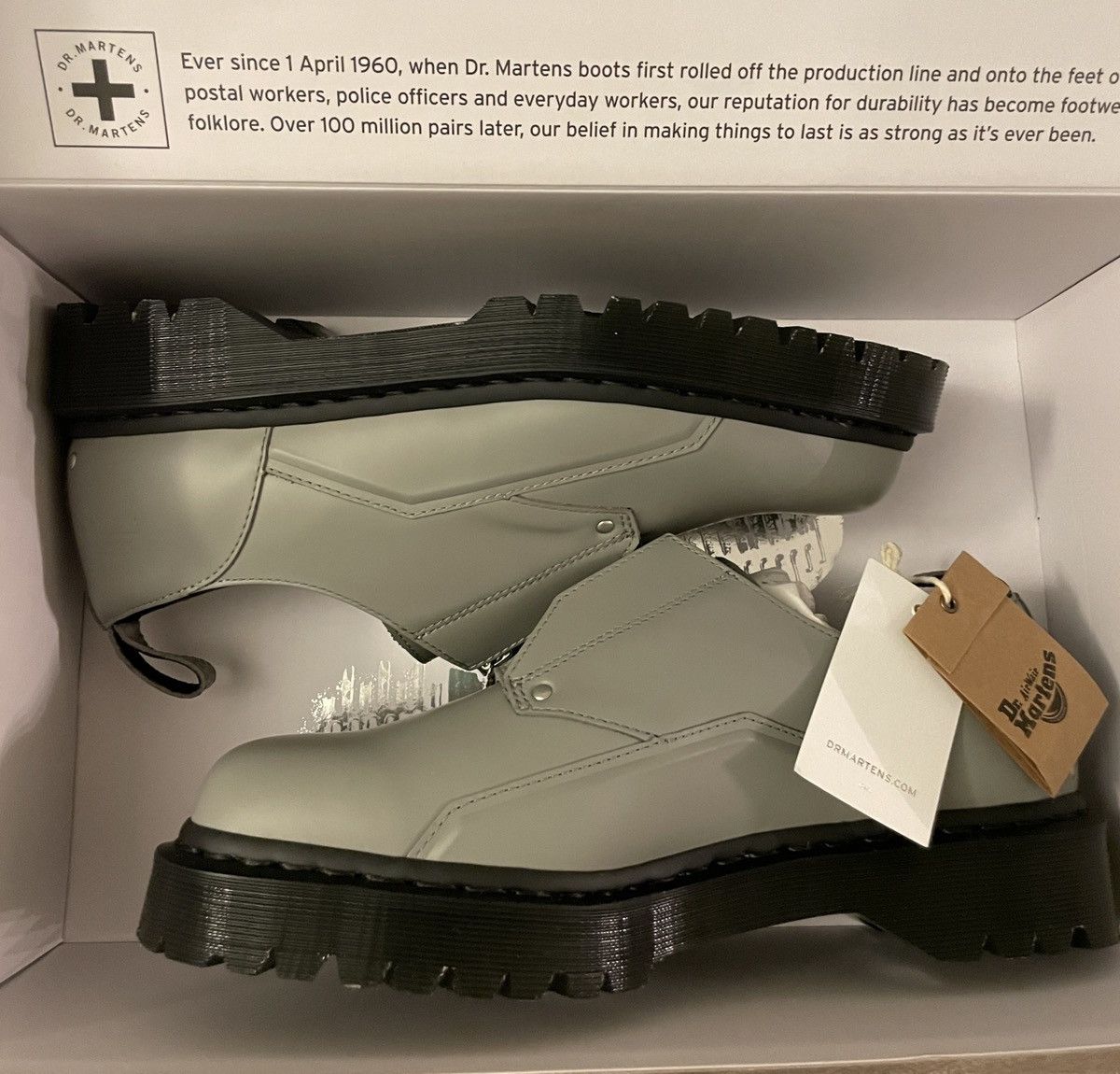 A-COLD-WALL* × Dr. Martens NEW 11 US ACW X DR. MARTENS 1461 BEX ...