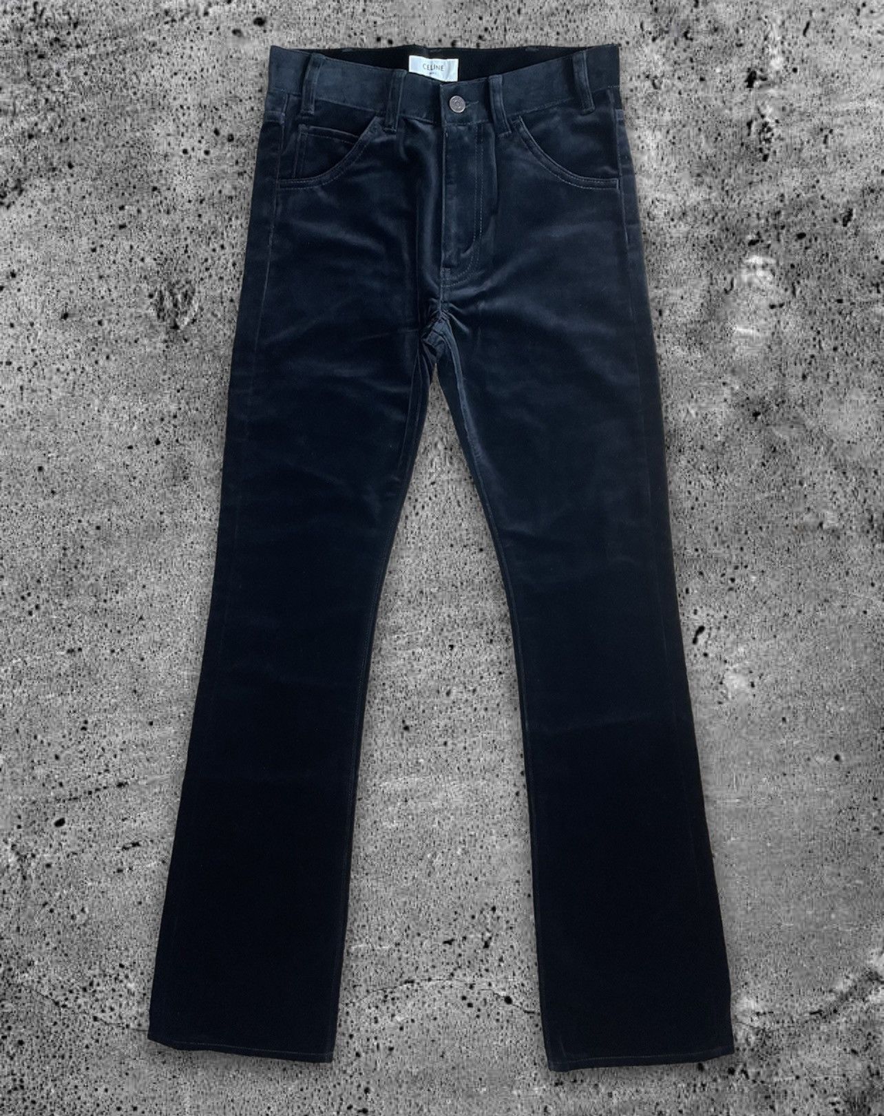 Celine × Hedi Slimane CELINE BY HEDI SLIMANE “FW20 DYLAN FLARED JEANS ...