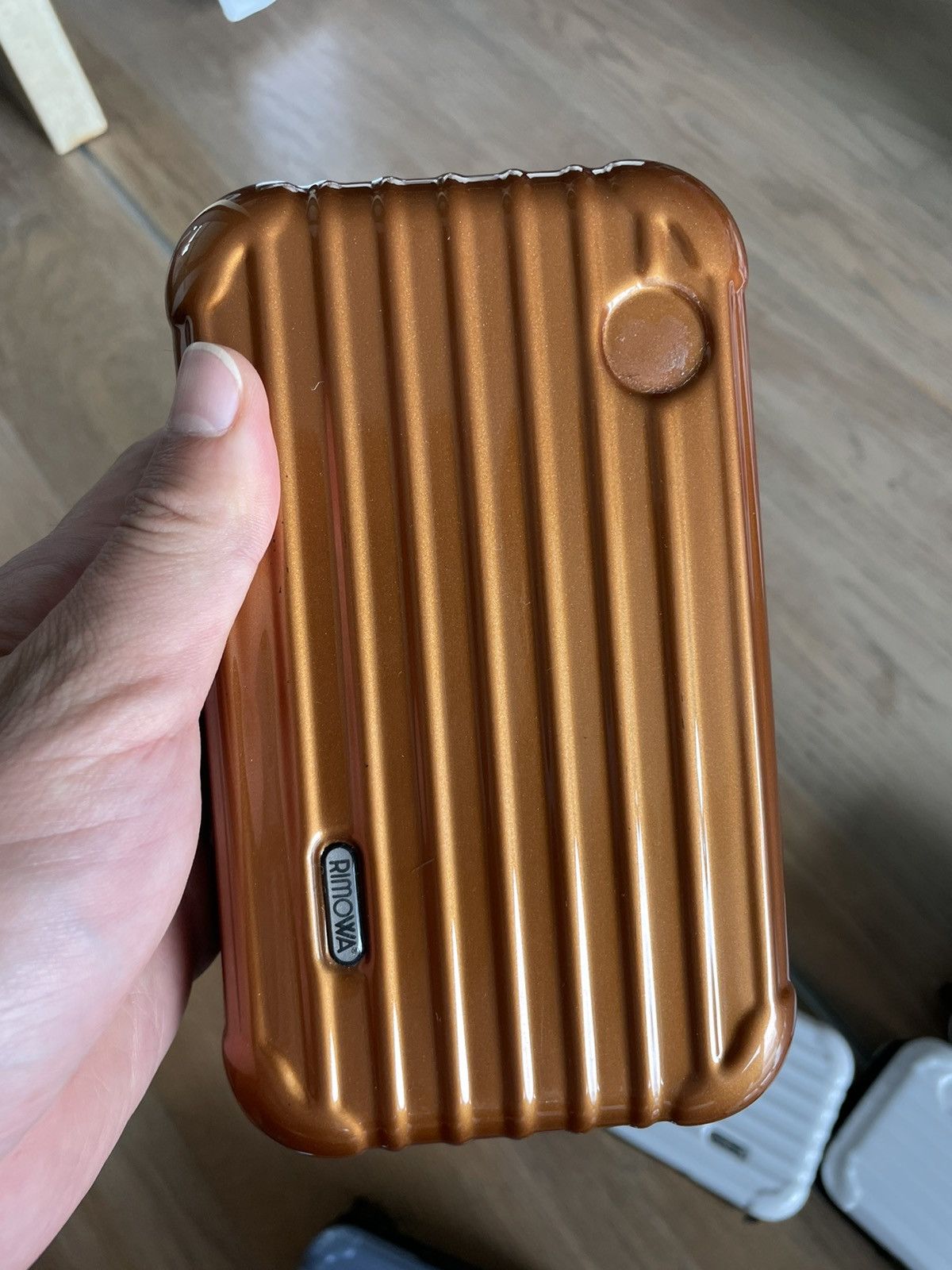 Rimowa Rimowa VIP limited edition orange mini clutch black zip | Grailed