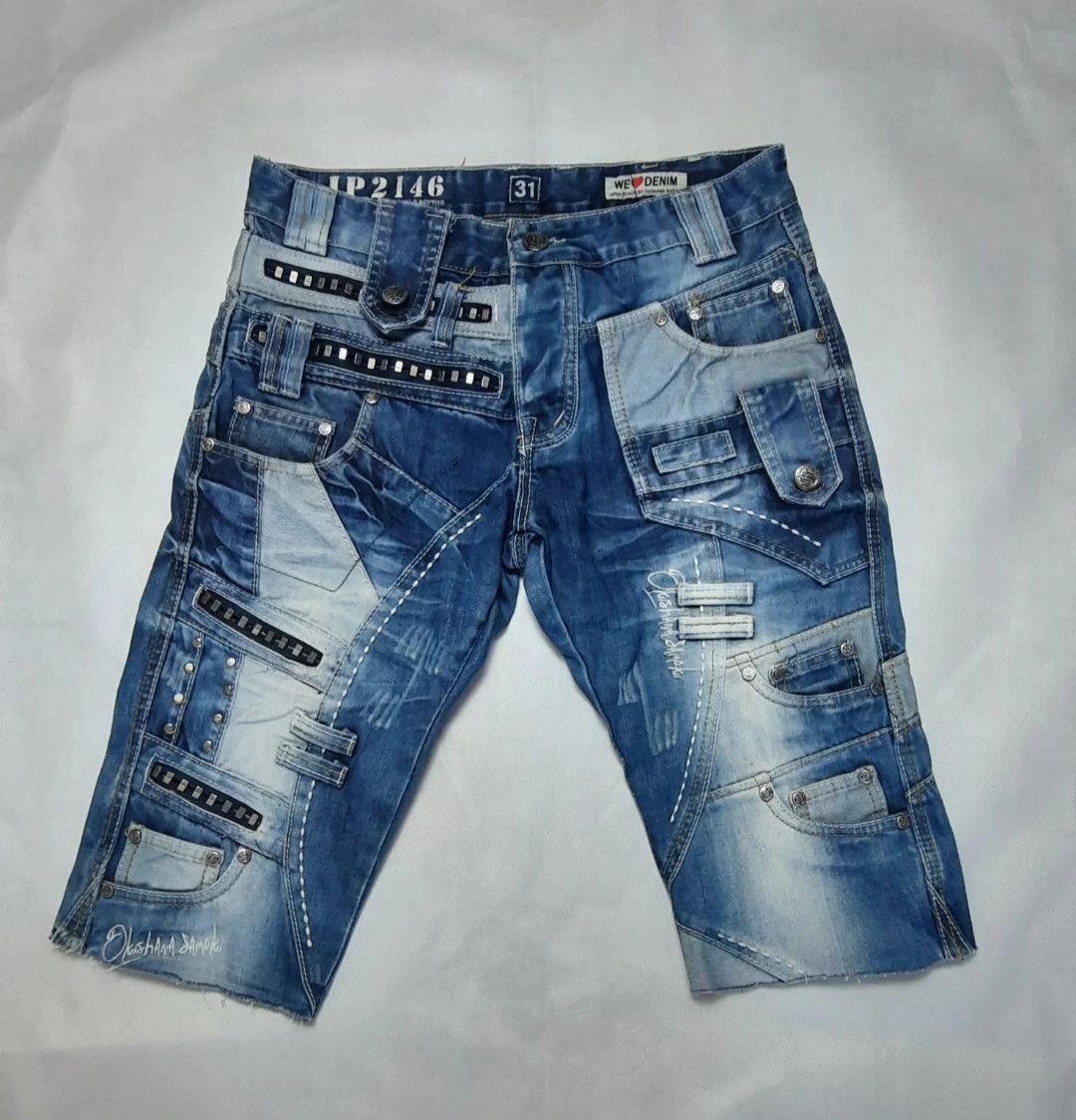 Vintage Okishana Samoki japenese design archive patchwork pants | Grailed