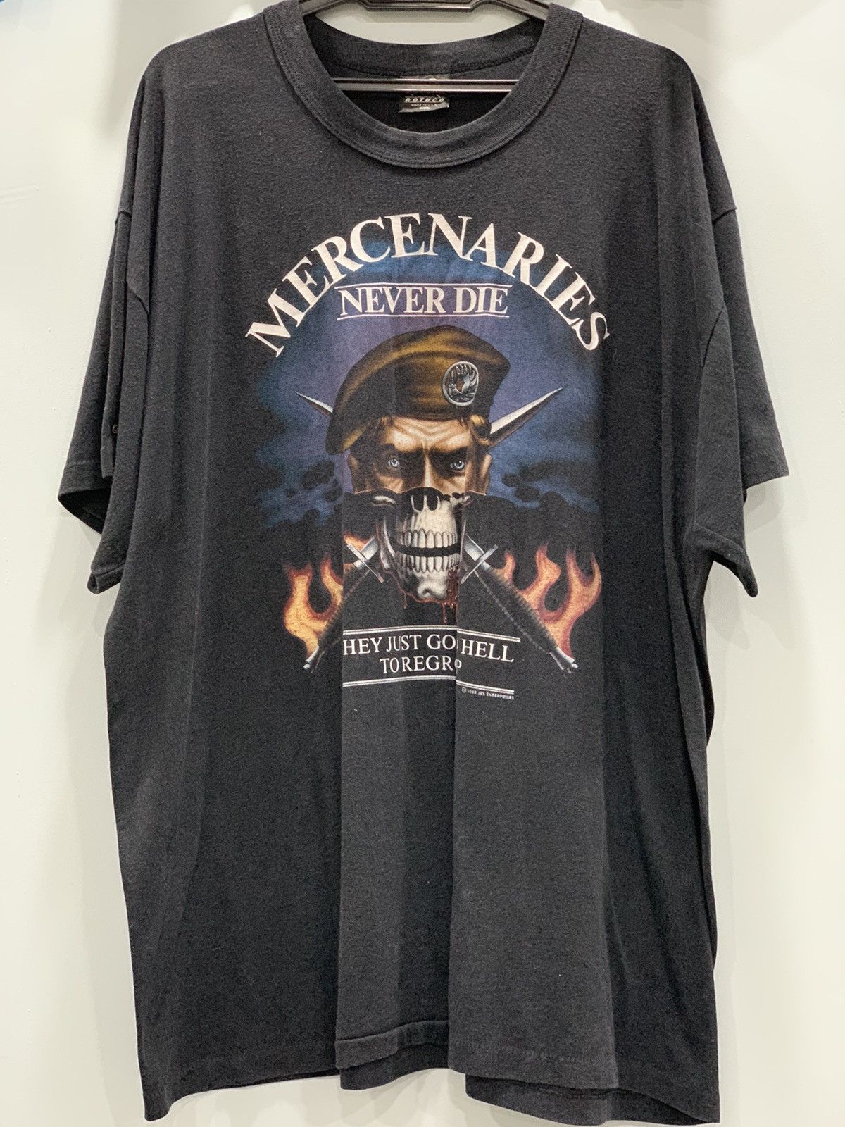 Rothco × Very Rare × Vintage Mercenaries Vintage80’s tee | Grailed