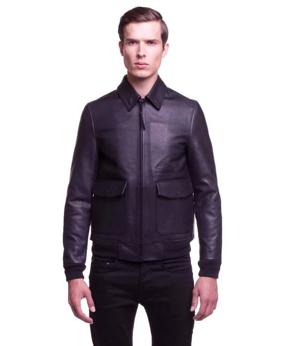 OAMC Leather Factory Jacket | Grailed