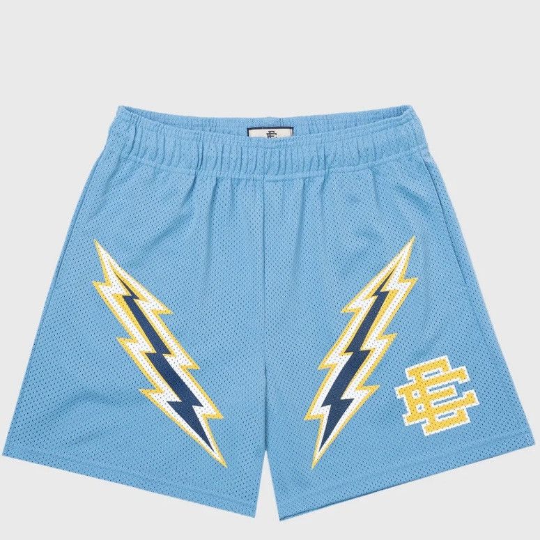 Eric Emanuel Eric Emanuel EE Basic Short Yellow Blue Carolina Bolt ...