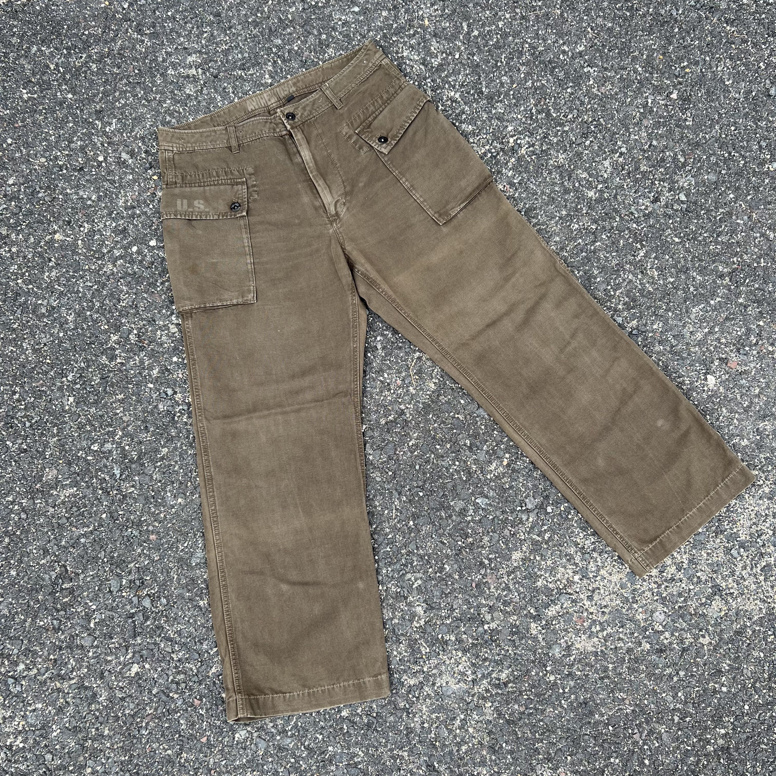 Avirex × Beauty Beast Avirex USA Tactical Cargo Multipocket Trousers ...