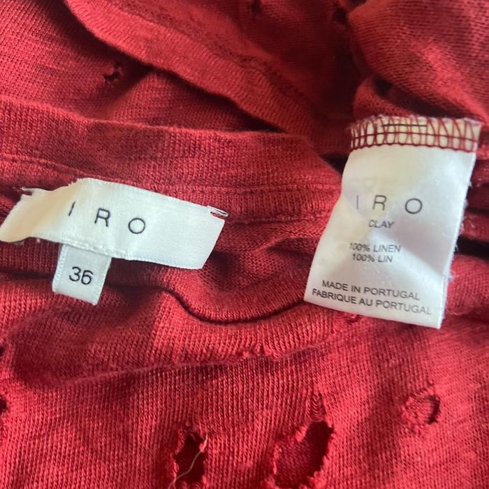 Iro IRO Clay Distressed Tee | Grailed