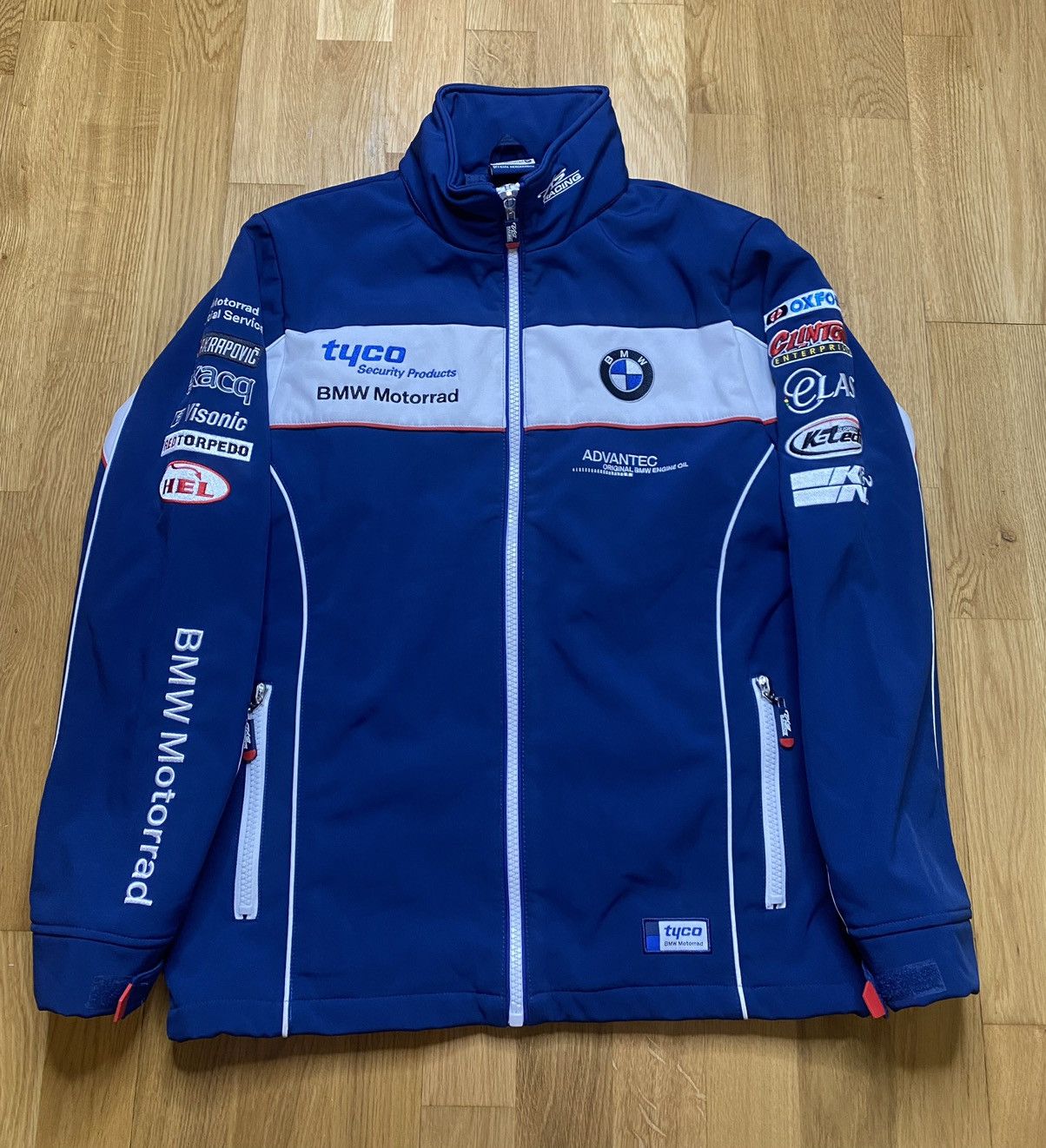 Bmw × MOTO × Vintage BMW Motorrad Tyco softshell racing jacket vintage ...