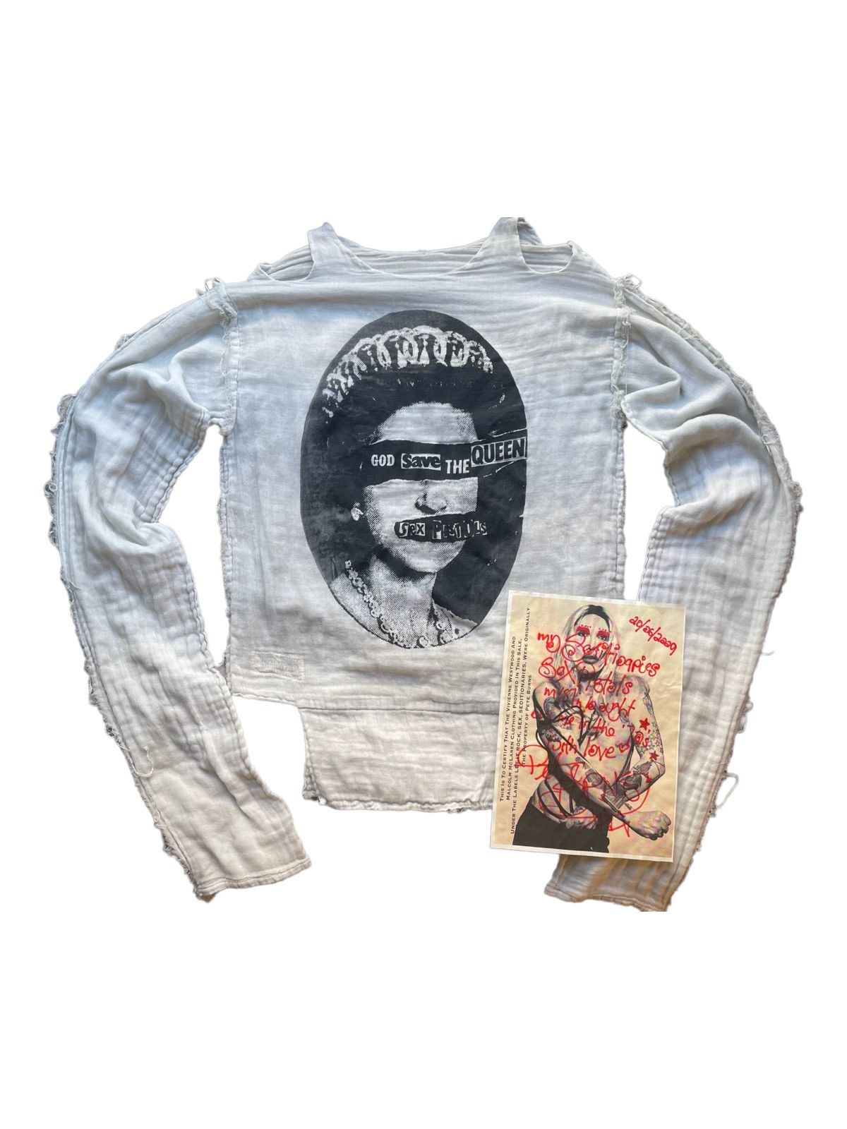 Vivienne Westwood Blind Queen Seditionaries Muslin (With Auth Card) | Grailed