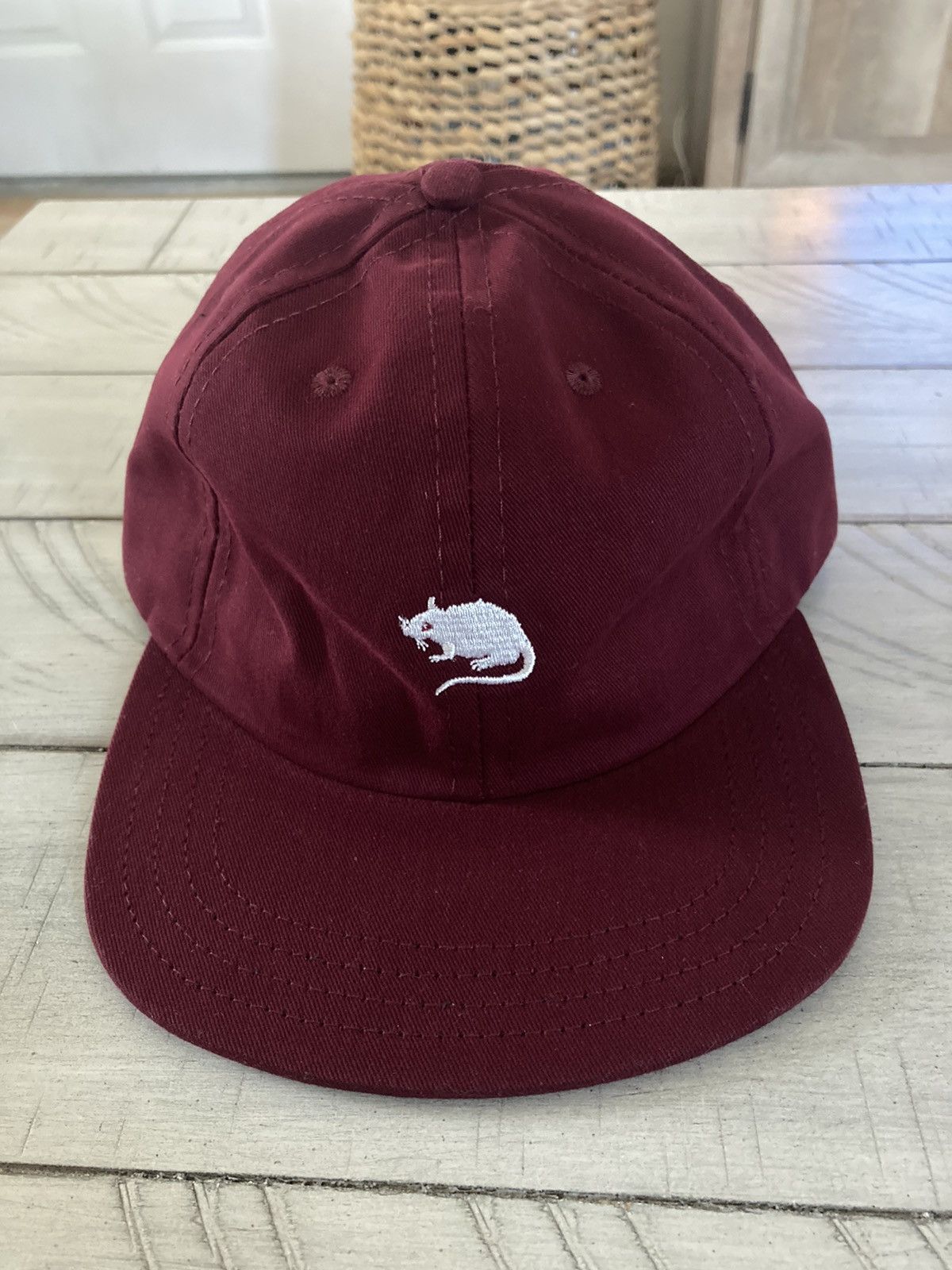 Stray Rats Stray rats Rat Logo hat (maroon) | Grailed