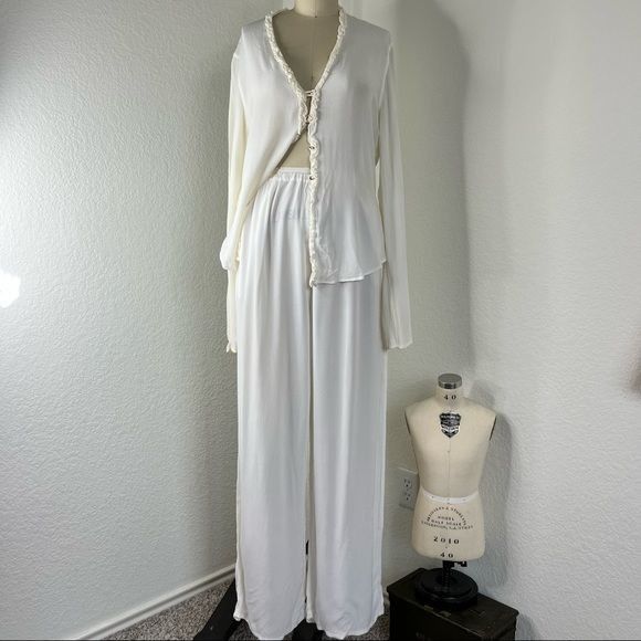 Vintage GHOST England Phantom Ruffle 90s Pant Set | Grailed