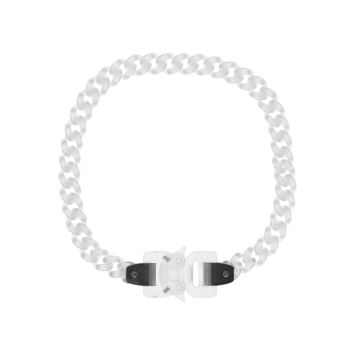 Alyx Alyx Rollercoaster Buckle Transparent Chain Necklace | Grailed