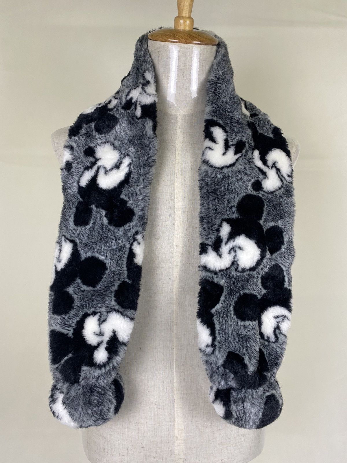 Japanese Brand × Mickey Mouse × Vintage Mickey Mouse Full Print Muffler ...