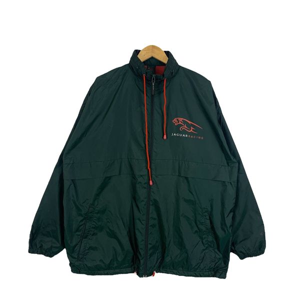 Vintage JAGUAR RACING Motorsport Sport Car Windbreaker Coach Jacket ...