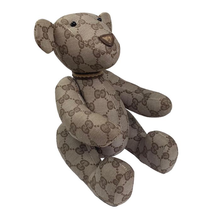 Gucci Gucci Monogram Teddy Bear Brown Grailed