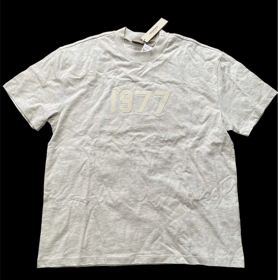 Fear of God Fear of God Essentials 1977 Oatmeal tee | Grailed