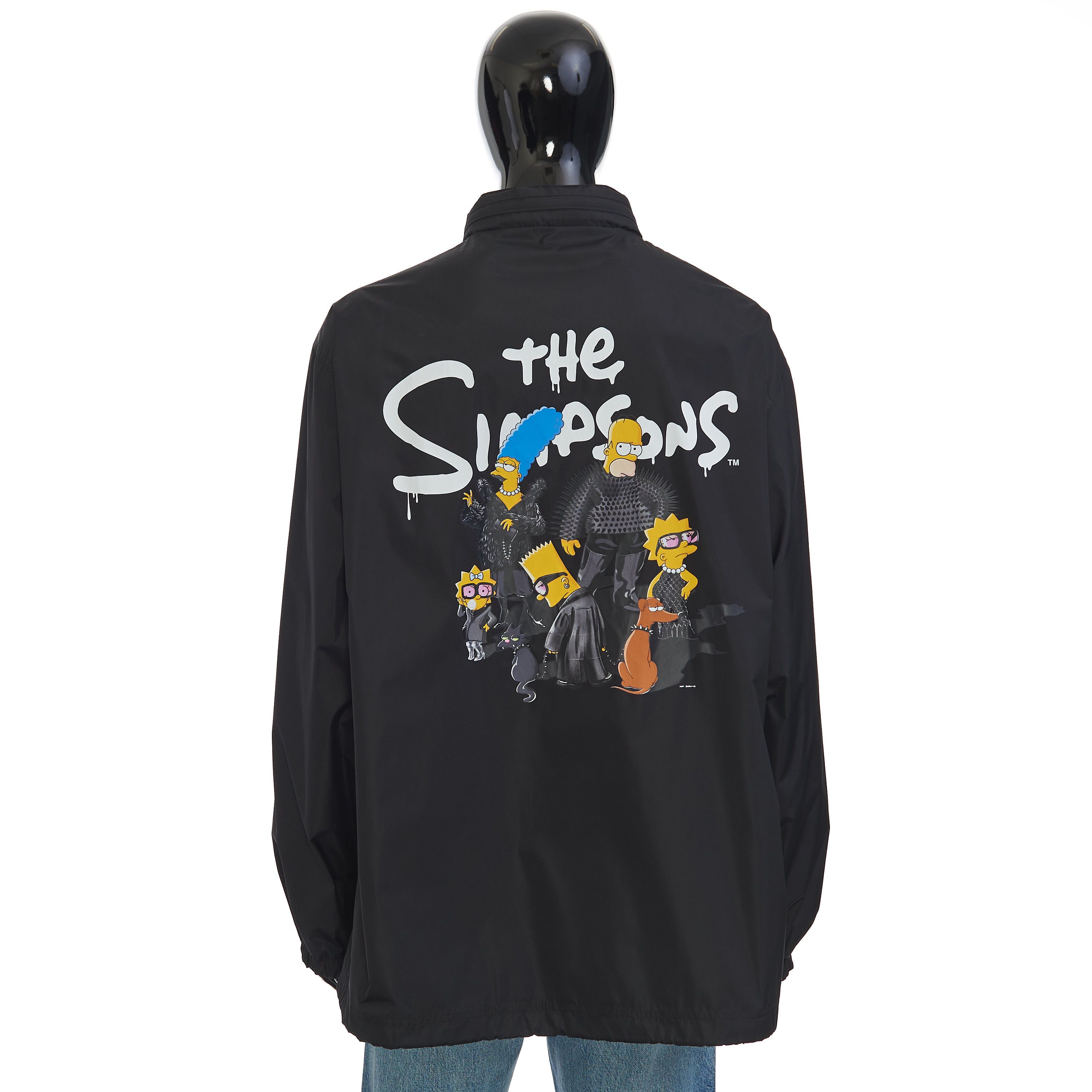 Balenciaga × The Simpsons The Simpsons Oversized Printed Rain Jacket In ...