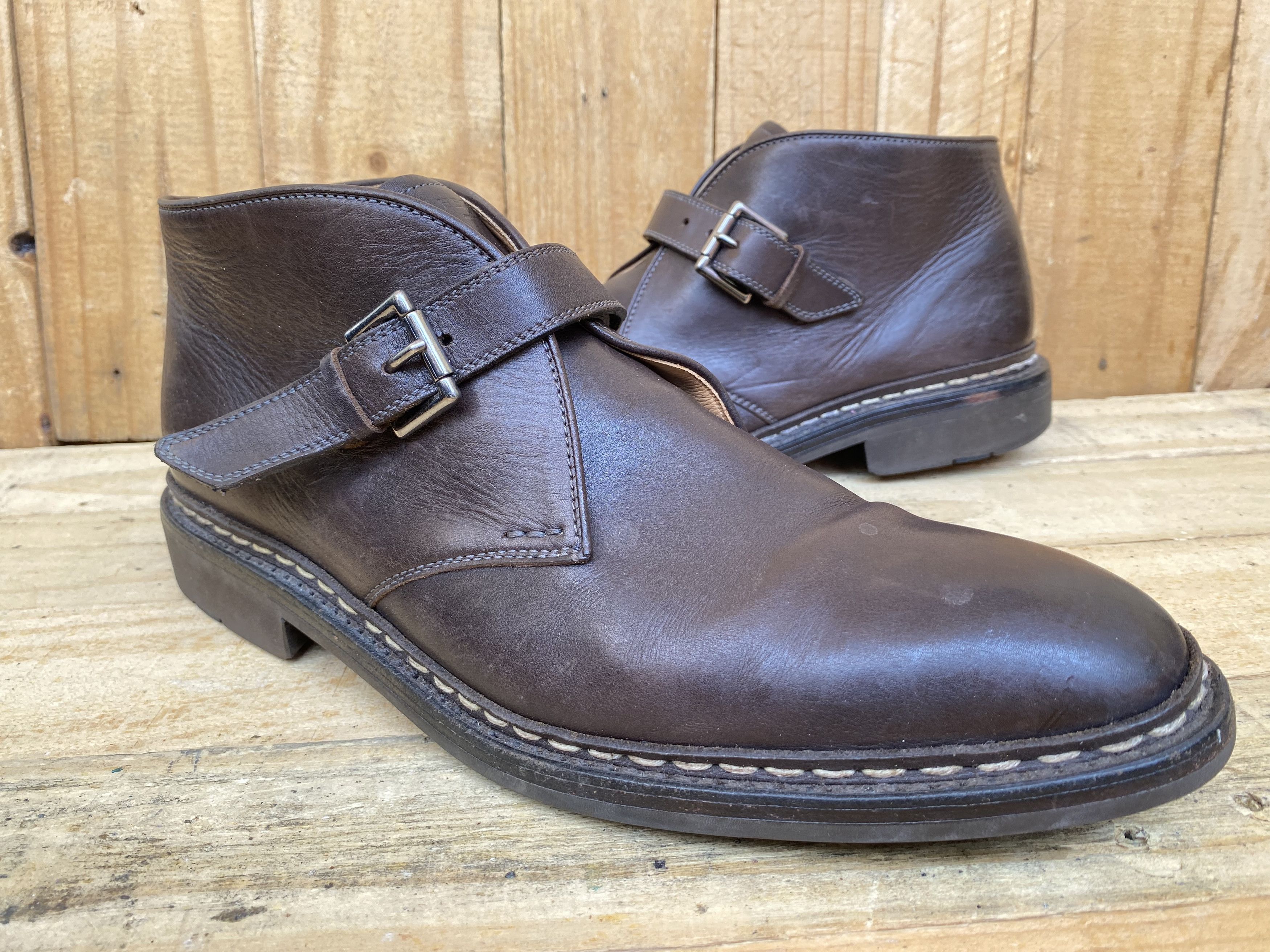 Heschung Heschung CHENE Boots Single Monk Strap Soft Leather | Grailed