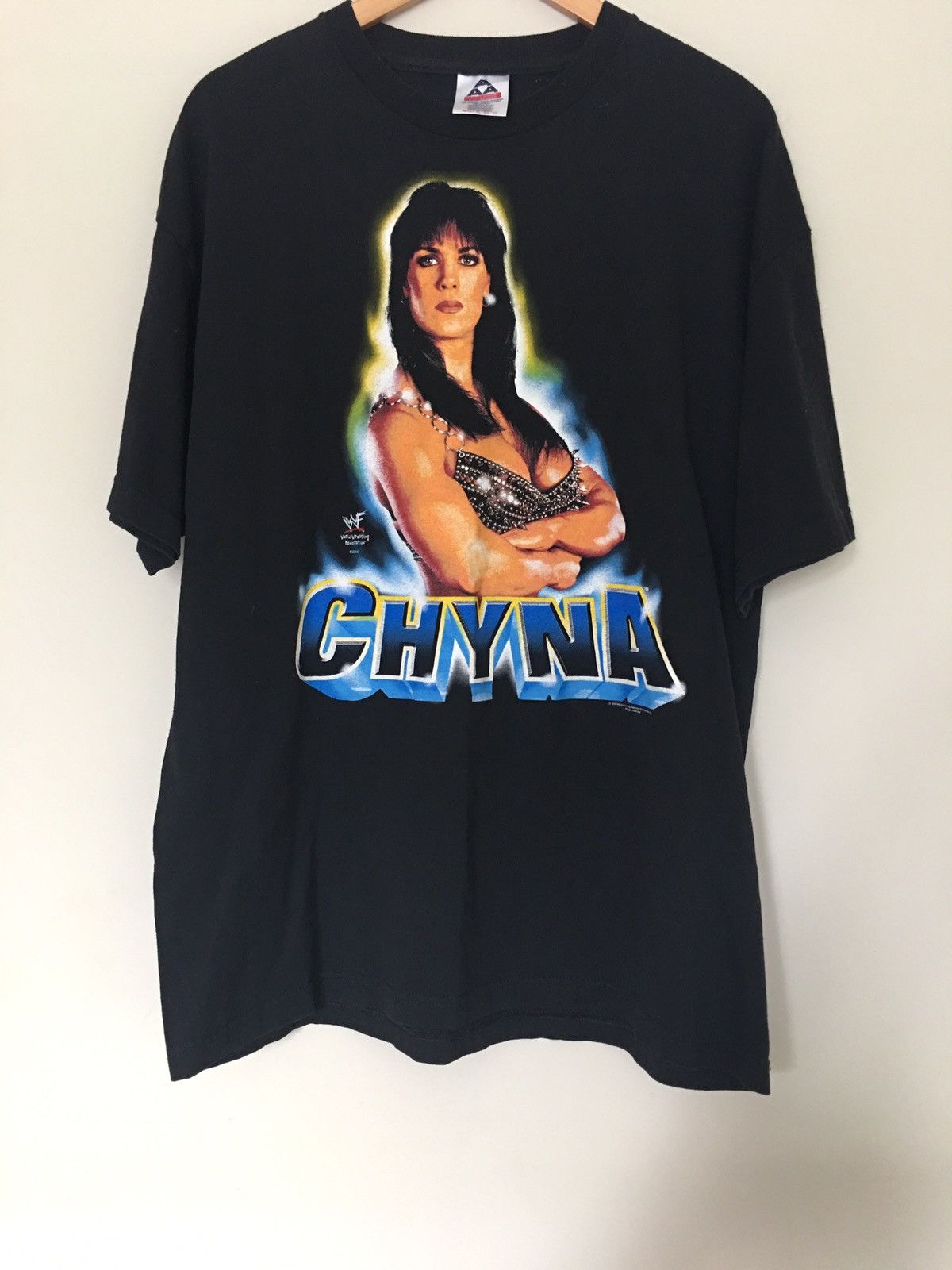 Vintage × WWF Vintage Wwf Wwe Wcf Chyna Black Wrestling T Shirt | Grailed