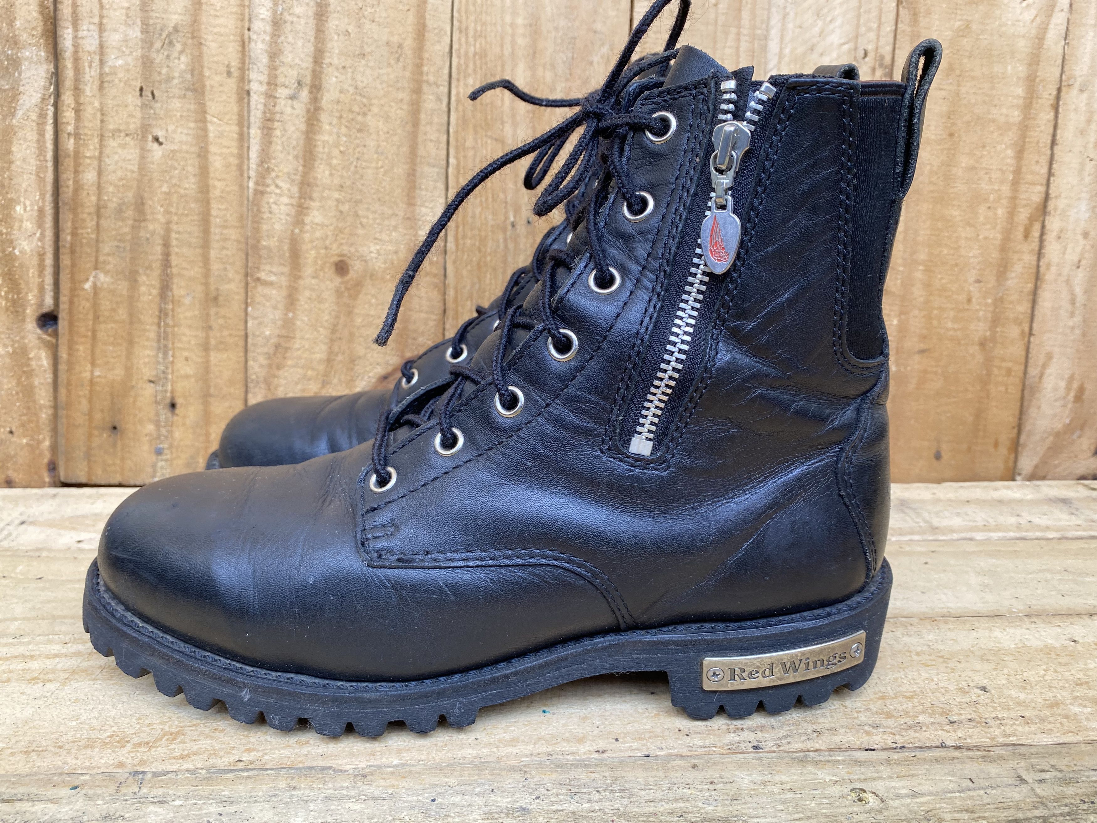 Red Wing Red Wing Motorcycle Womens Side Zip and Lace Style 1668 | Grailed