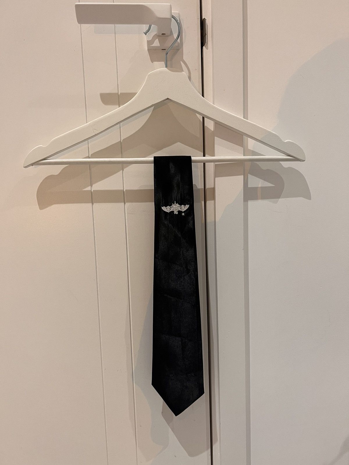 Streetwear Years of Tears bat logo stitch tie | Grailed
