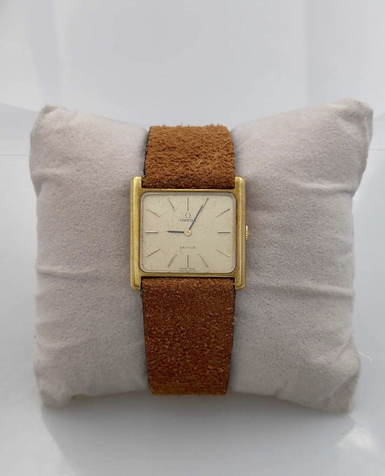 Omega × Vintage Rare Vintage OMEGA DeVille TANK Manuel Men’s Watch Cal ...