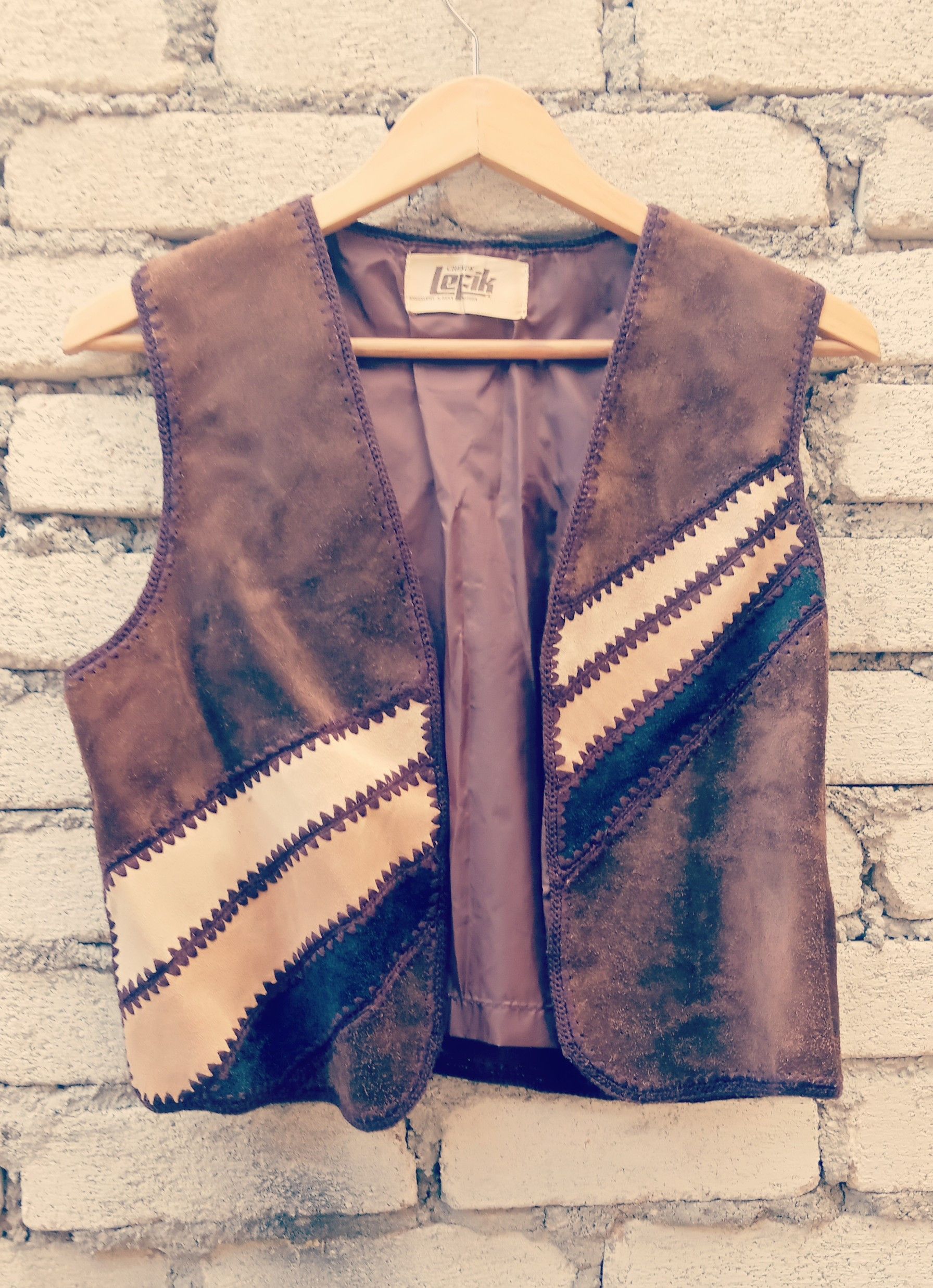 Japanese Brand × Leather Jacket × Navajo 🔥 STEALS 🔥 Vintage Lefik Suede ...