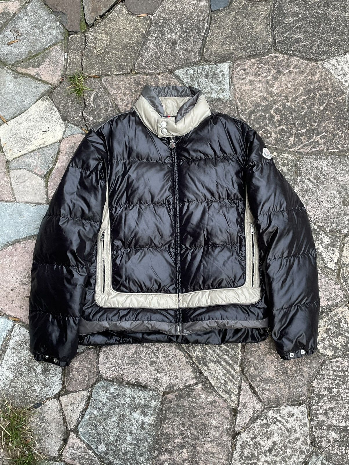Luxury × Moncler × Vintage Moncler Rare glossy Puffer Jacket | Grailed