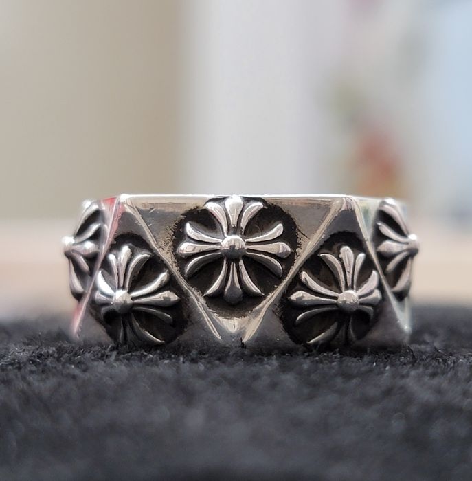Chrome Hearts Chrome hearts pentagon plus ring size 9.5 | Grailed