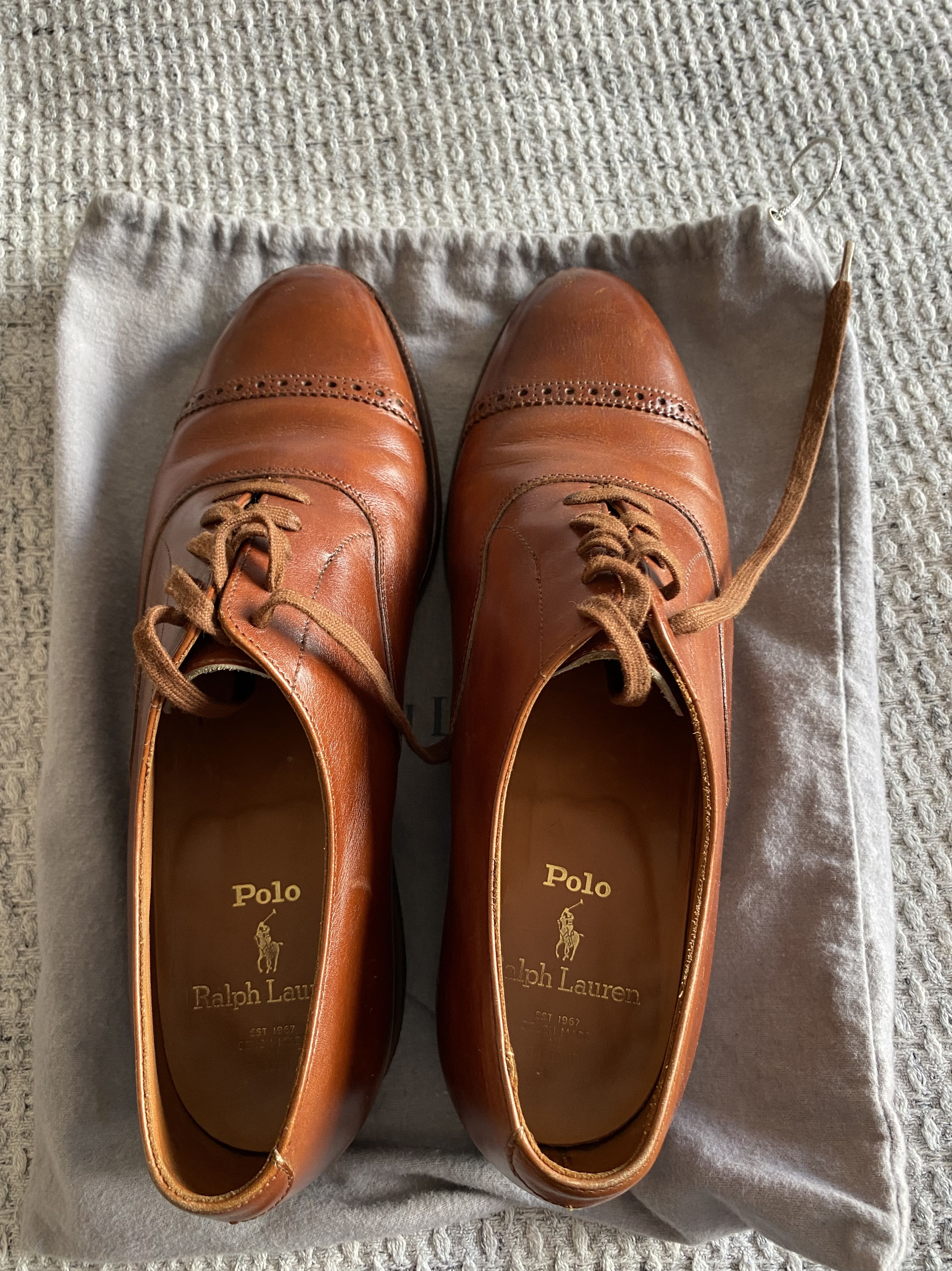 Polo Ralph Lauren Vintage Ralph Lauren Calf Leather - Oxford Business ...