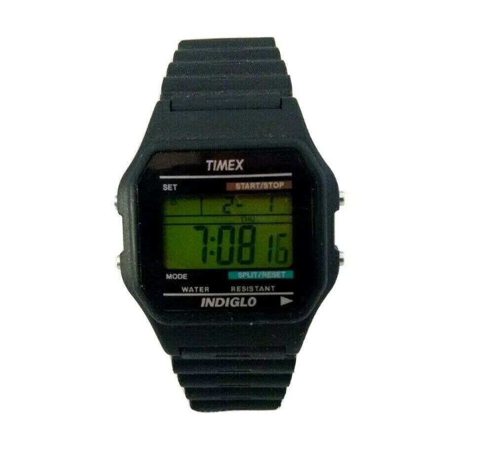 Timex New Vintage Timex Watch Wristwatch Indiglo 90's Digital | Grailed