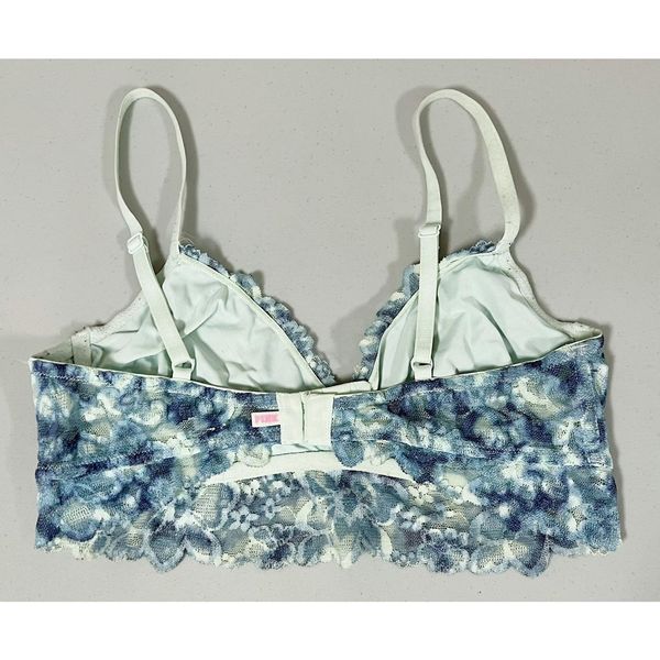 Vintage Victoria’s Secret Pastel Tie Dye Lace Bra Bralette Size M ...