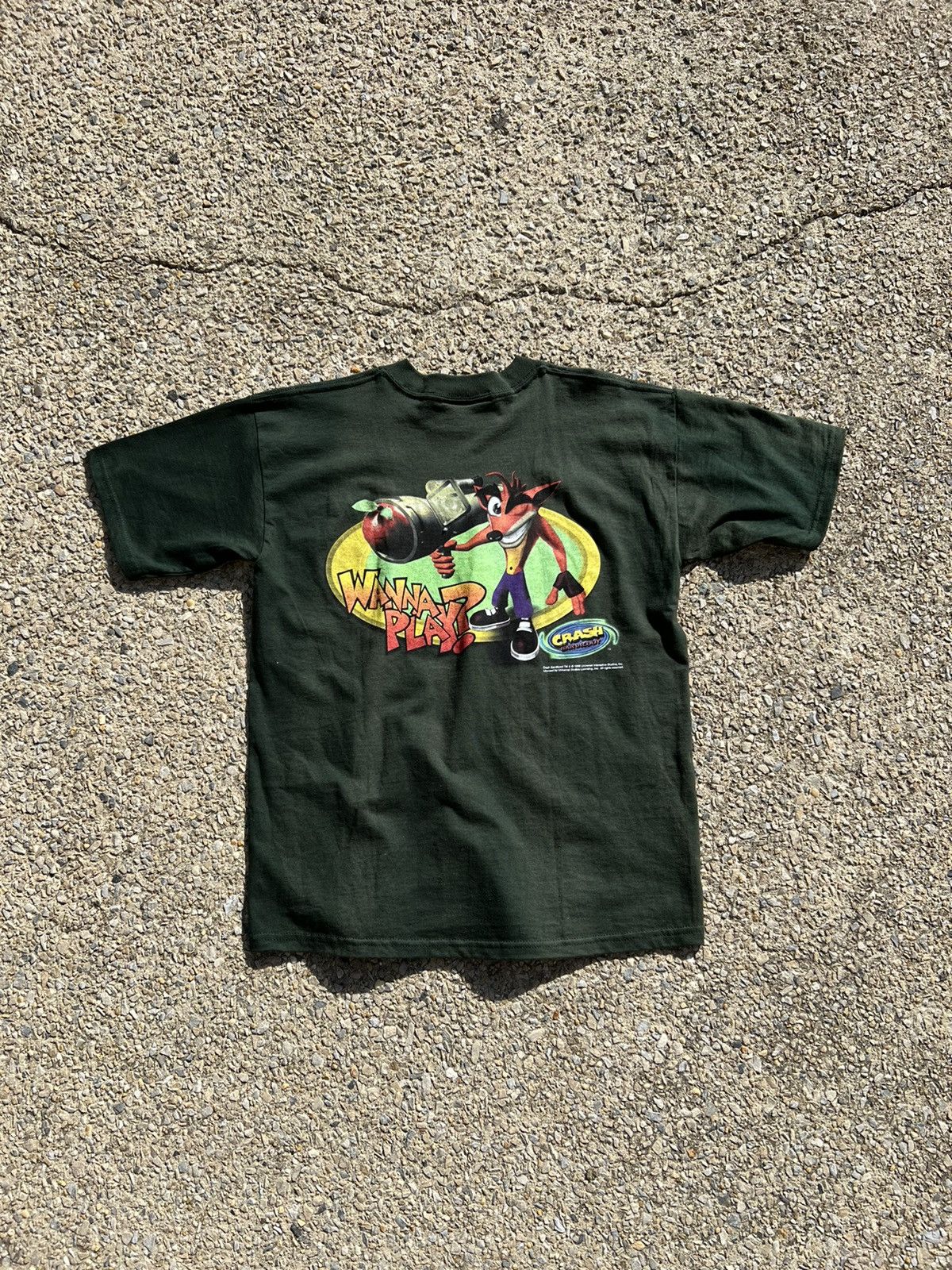 Universal Studios × Vintage Vintage 1999 Crash Bandicoot Tshirt | Grailed