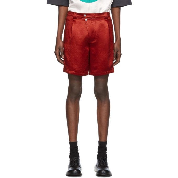 Kiko Kostadinov Kiko Kostadinov SS20 Red Ansel Racing Shorts | Grailed