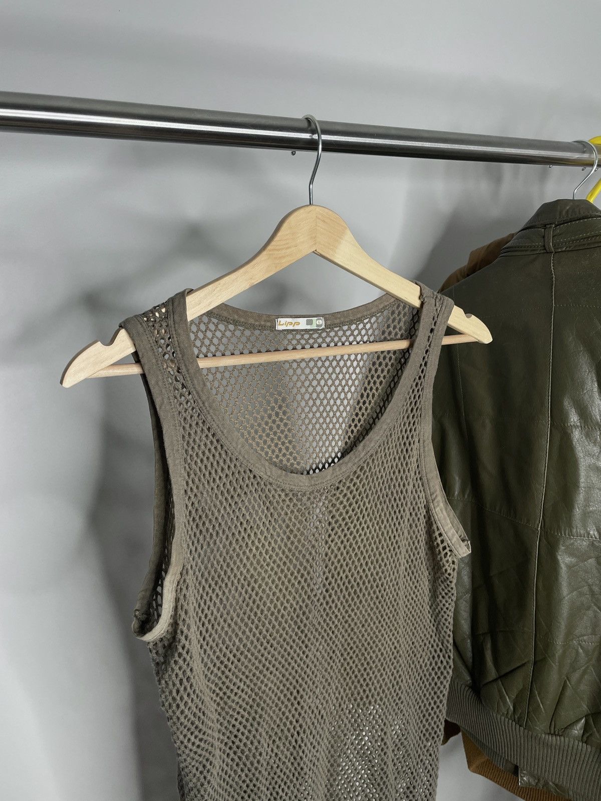 Seditionaries × Streetwear × Vintage Vintage Green Khaki Mesh Loose ...