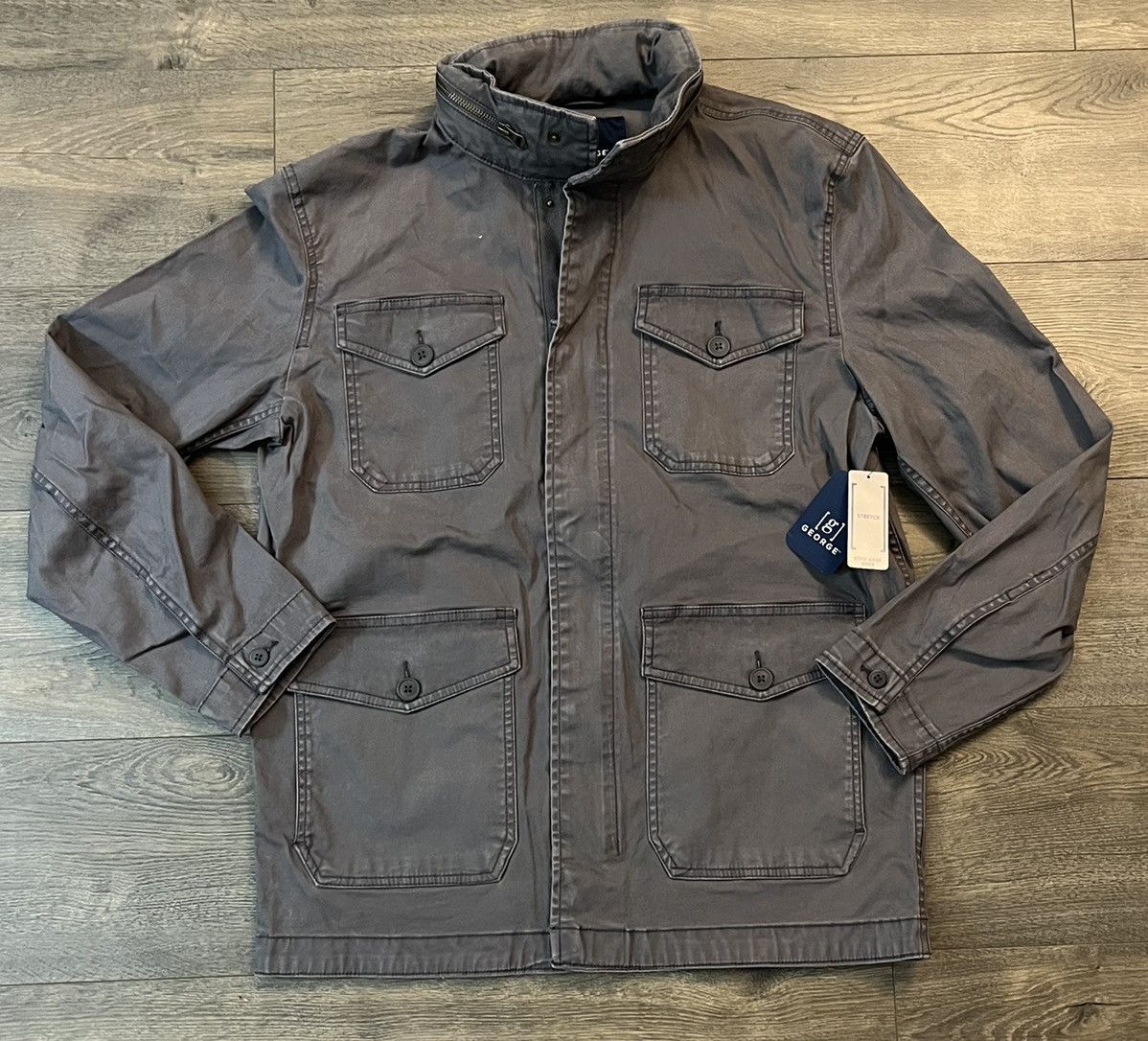 George Stretch Jacket With Stow Away Hood | Grailed