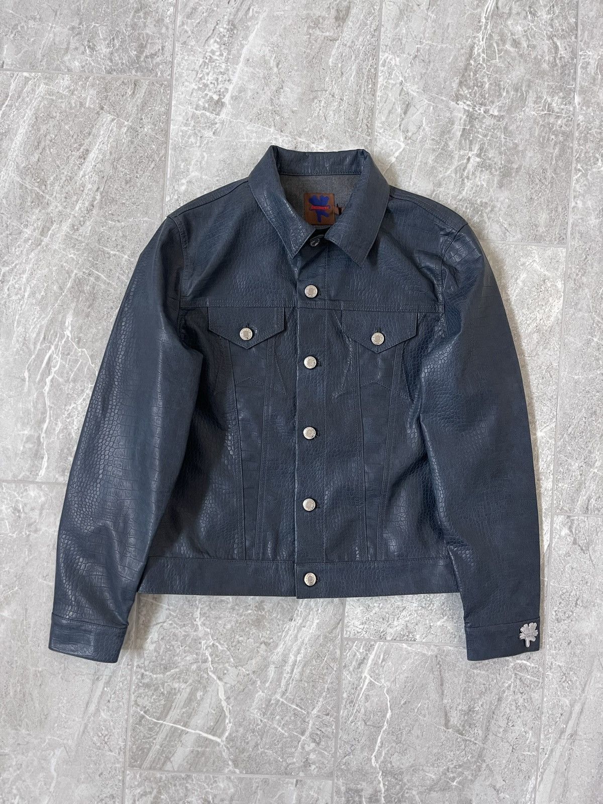 Marc Jacobs Heaven Crocodile Leather Star Trucker Jacket | Grailed
