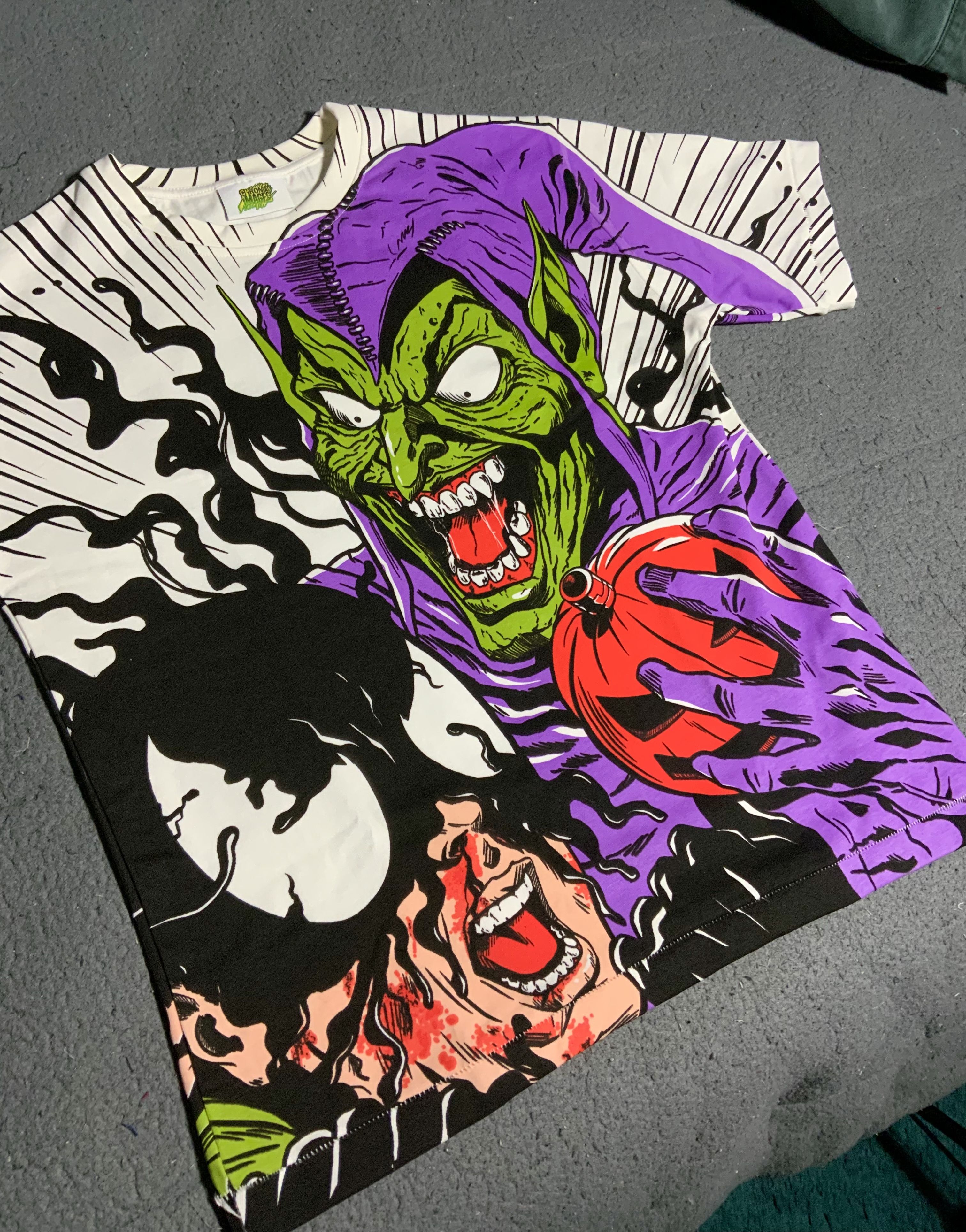 Marvel Comics Spiderman shirt green goblin marvel | Grailed