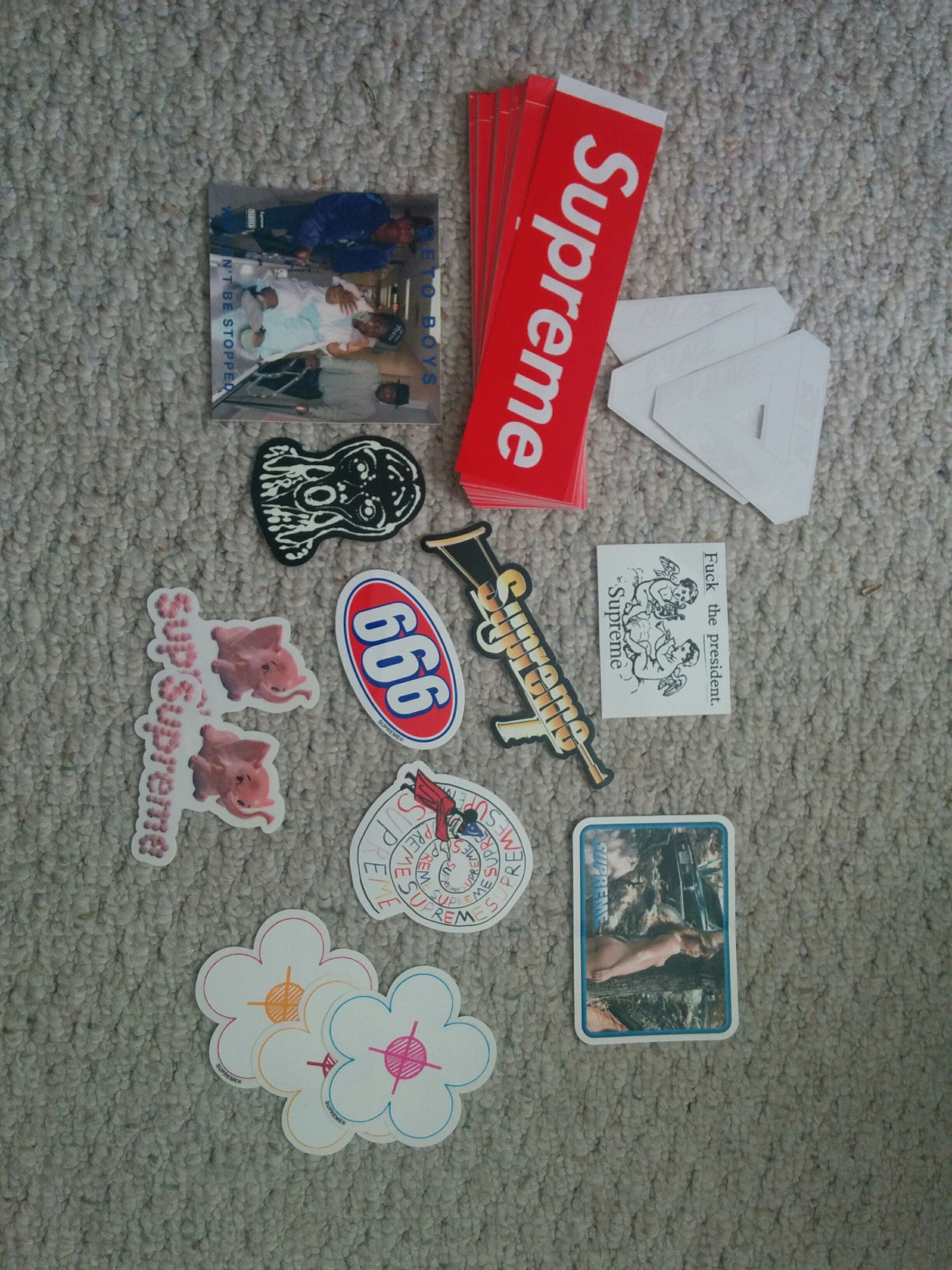 Supreme Rare Supreme lot of stickers | Grailed
