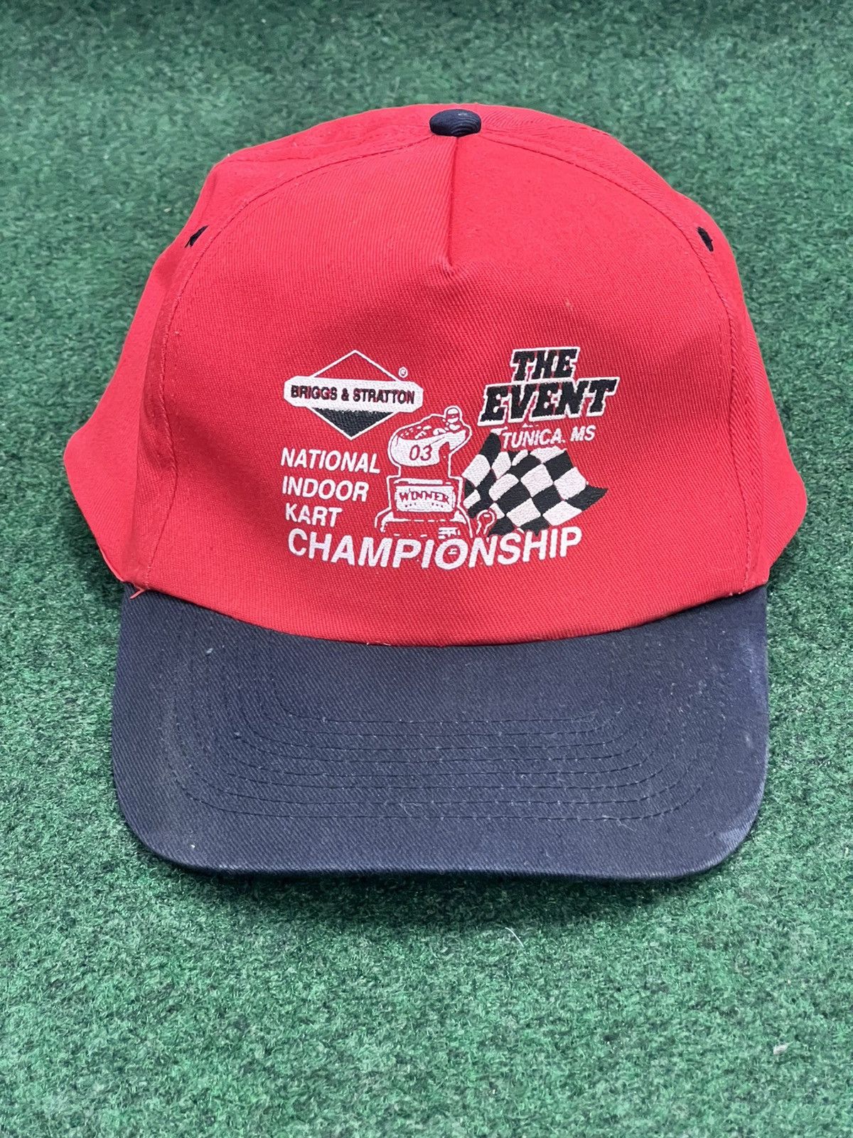 Vintage 90s National Indoor Kart Championship Snapback Hat | Grailed