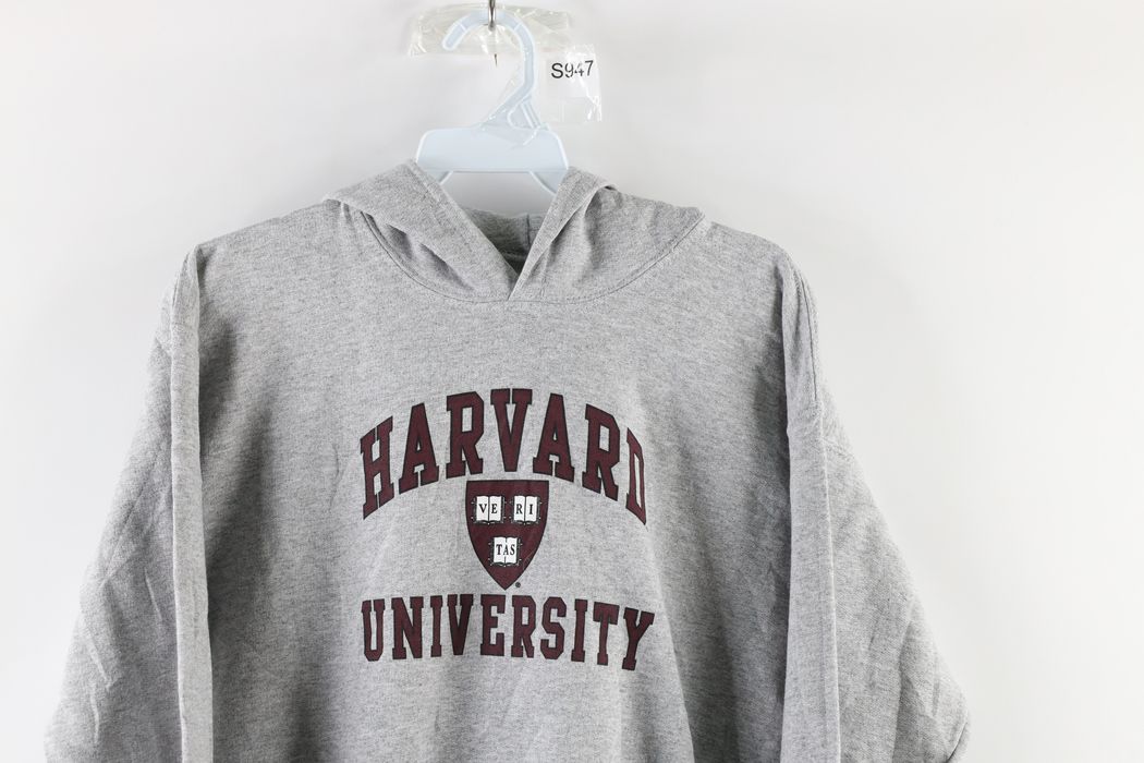 Vintage Vintage Harvard University Hoodie Sweatshirt Heather Gray | Grailed