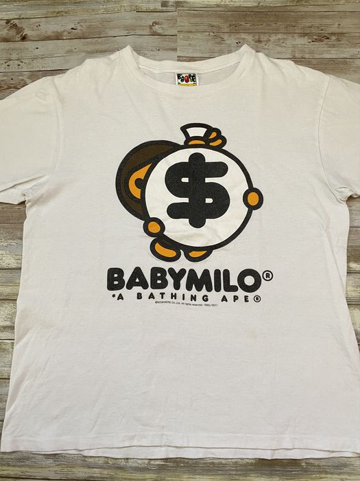 Bape Baby MIlo Money Bags Tee | Grailed