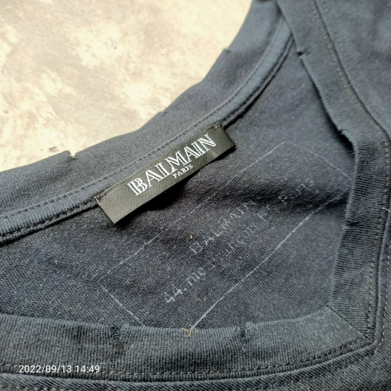 Balmain Balmain Paris Tshirt Black | Grailed