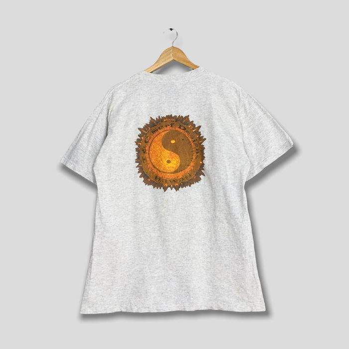 Billabong Vintage T&C Surf Designs Yin Yang Surfing Gray T shirt Large ...