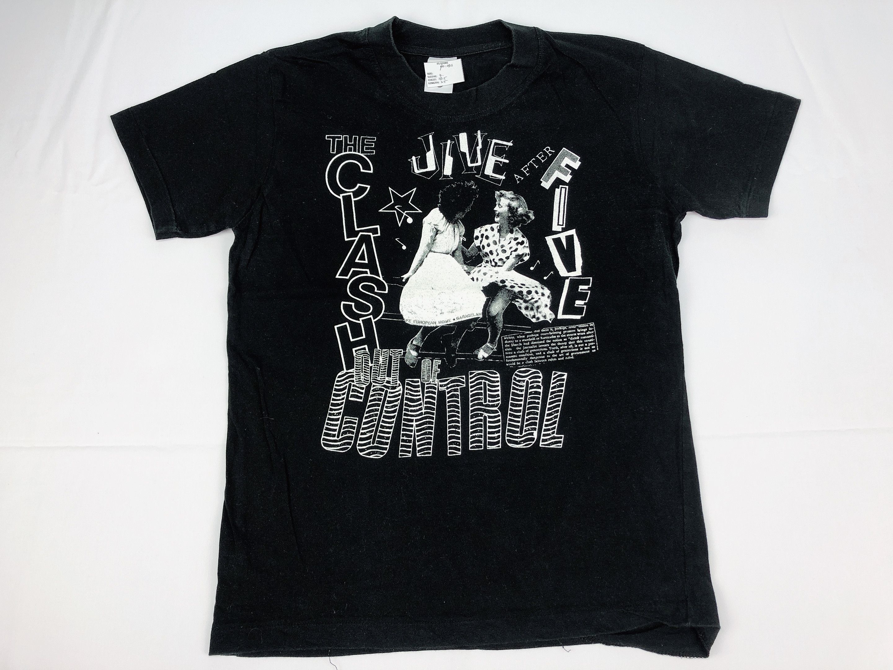 Band Tees × Rock Band × Streetwear THE CLASH OUT OF CONTROL PUNK BAND ...