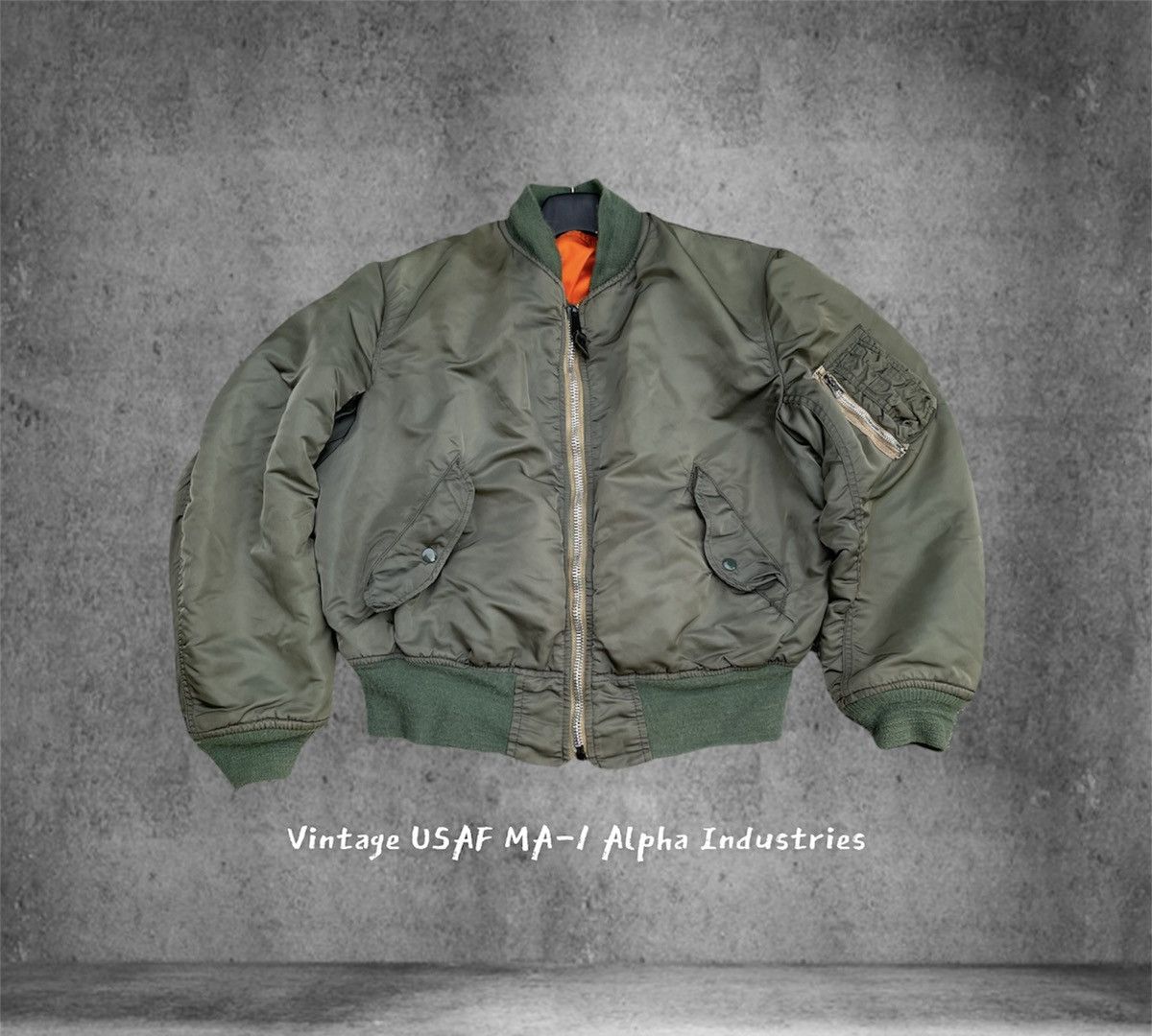 Alpha Industries × Bomber Jacket × Vintage Alpha Industries MA-1 Vintage Bomber Jacket | Grailed