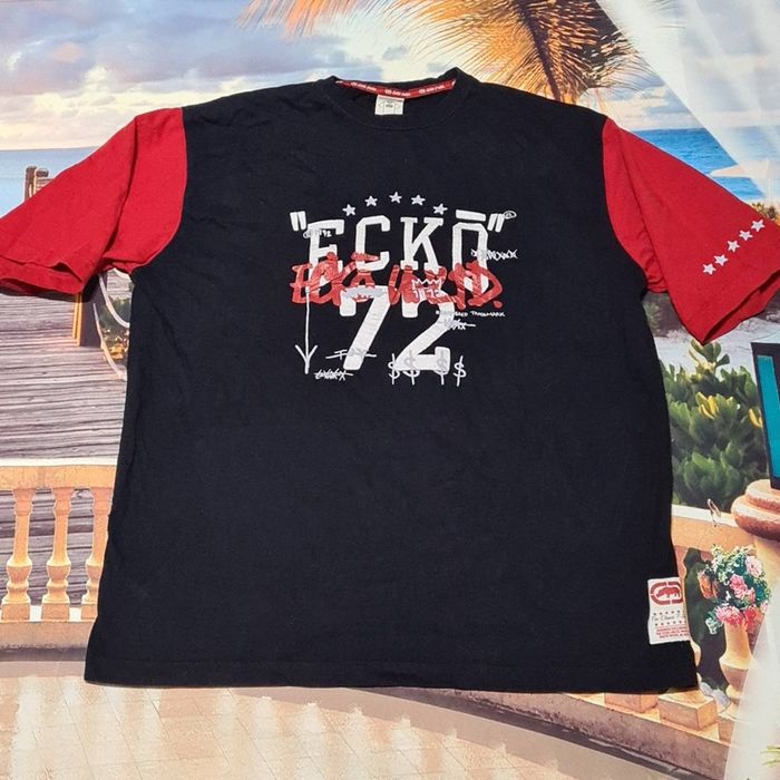 Ecko Unltd. Ecko Shirt Size Medium Red White Blue | Grailed