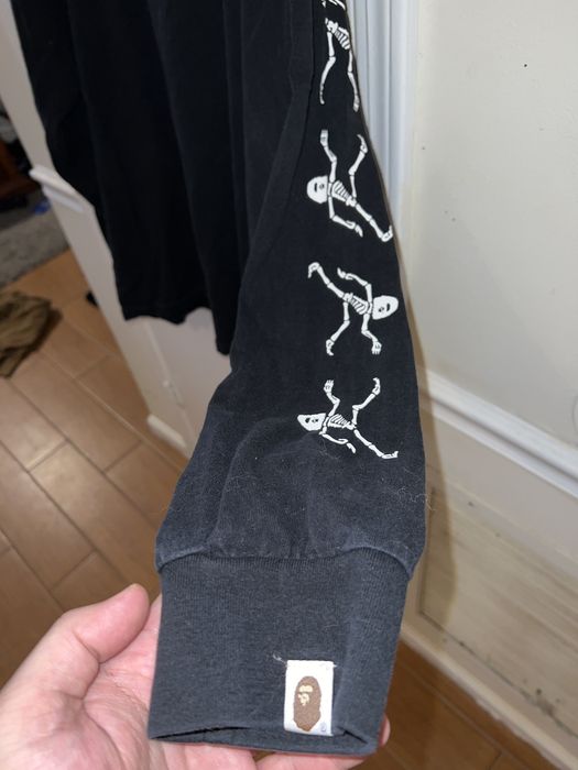 Bape Bape Skeleton Long Sleeve | Grailed