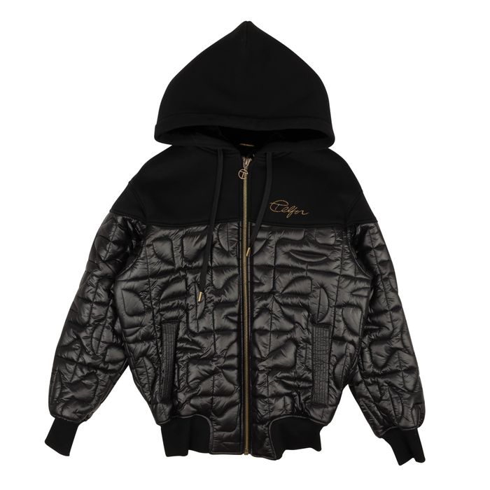 Telfar NWT TELFAR X Moose Knuckles Black Puff Hoodie Size XS $450 | Grailed